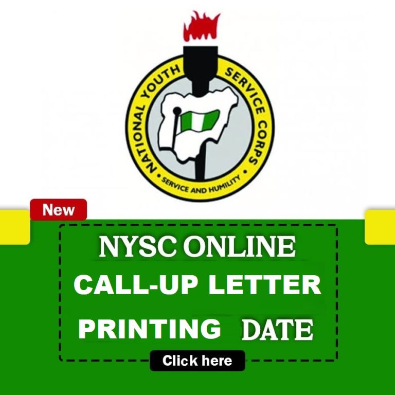 NYSC Call Up Letter Printing for Batch C Stream 2 2022: When and How to ...